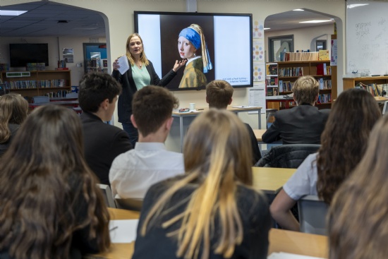 Wey Valley Academy - Writer Tracy Chevalier, works with Year 10 students