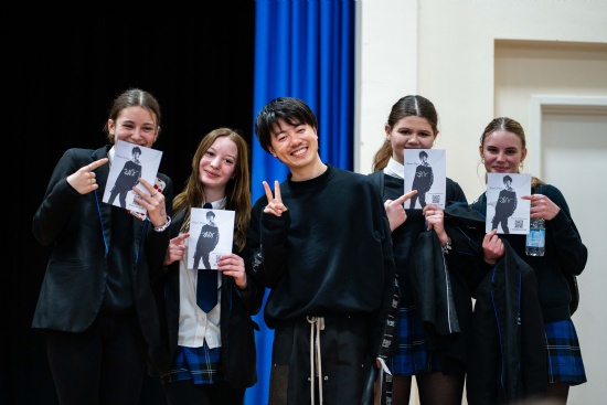 Wey Valley Academy - Singer & Composer Shao Hao Wows Students